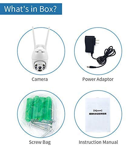 Smars® 1080P PTZ IP Camera WiFi Outdoor Speed Dome Wireless WiFi ...