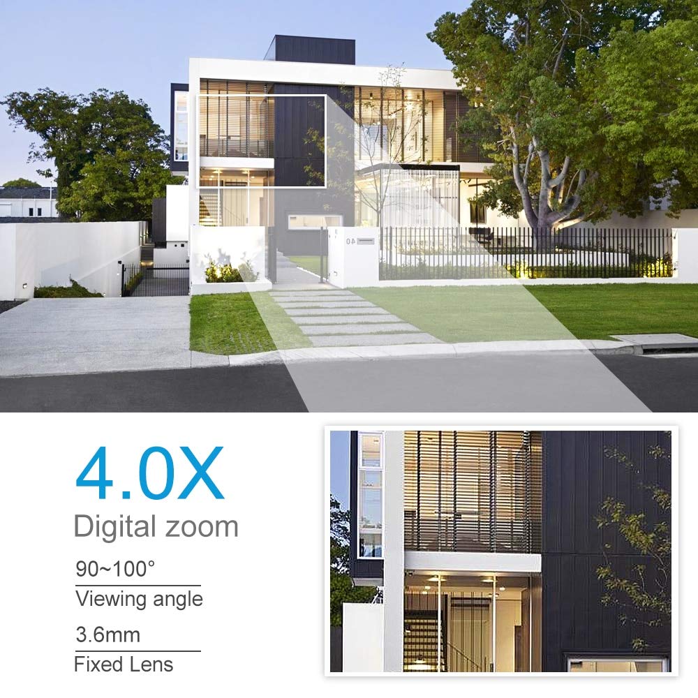 Smars® 1080P PTZ IP Camera WiFi Outdoor Speed Dome Wireless WiFi ...