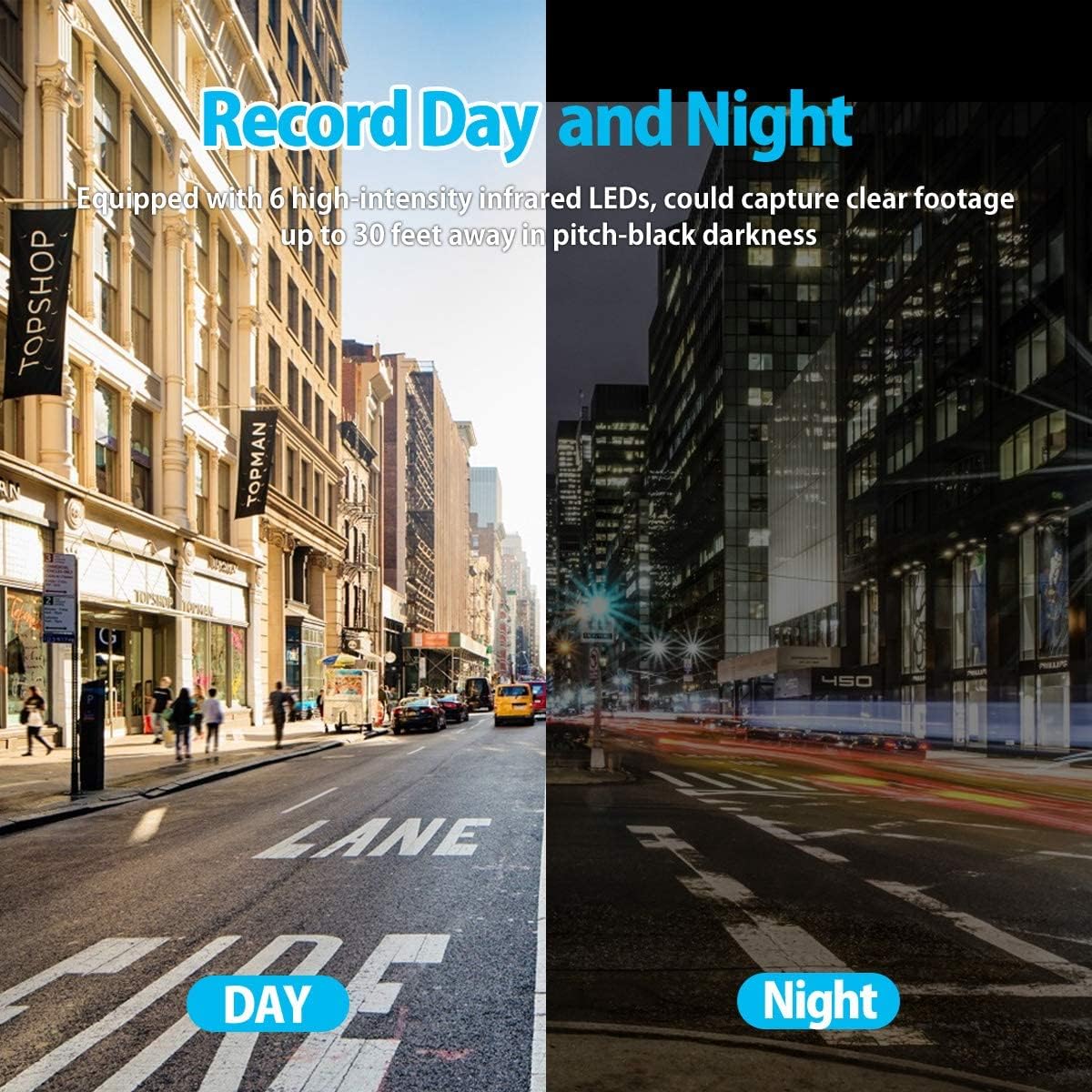 smars 4K Police Body Wearable Camera Security Camcorder with HD Display ...