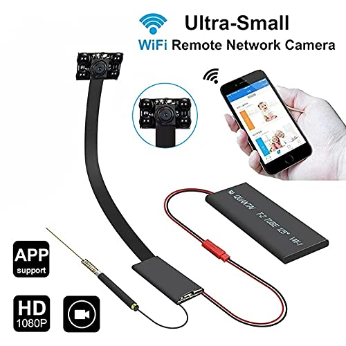 smars 4K WiFi Wide Angle Hidden Mini Camera Micro Size Mini Ribbon ...