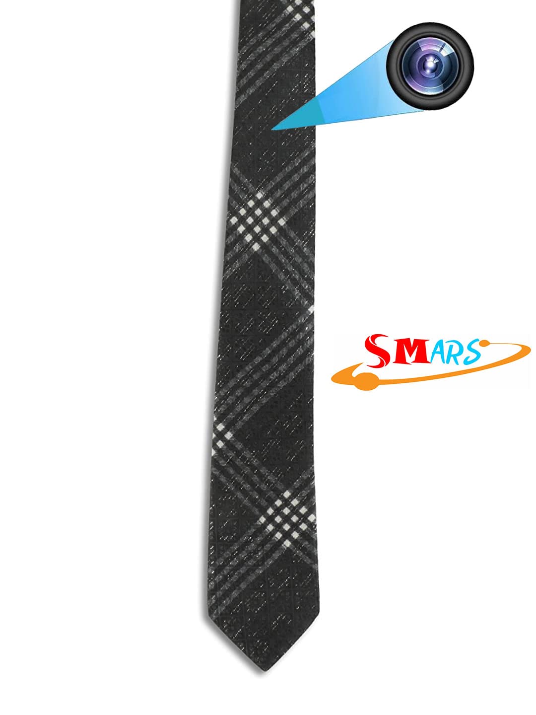 Smars® Secret Office Spy Tie Wearable Camera WiFi Enabled Full HD ...