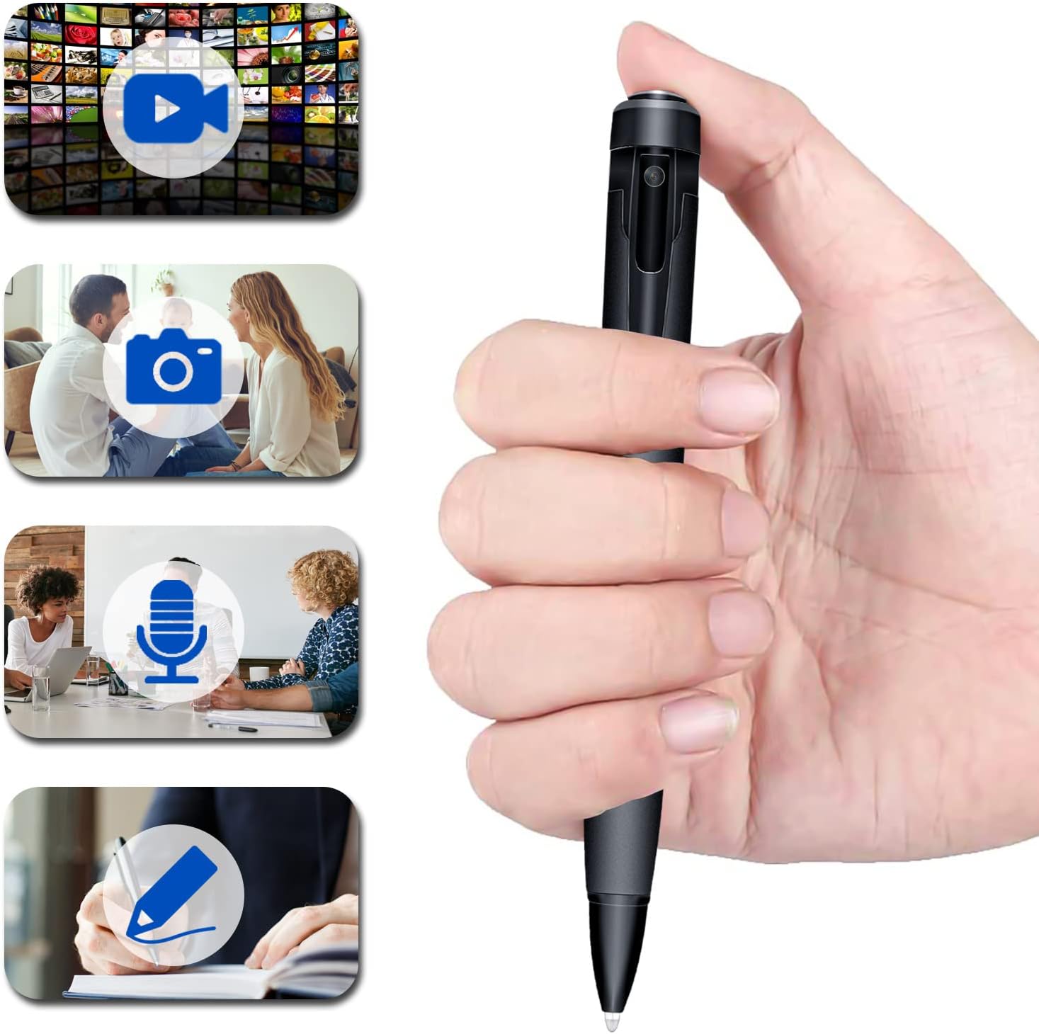 Smars Hidden Camera Pen Premium Pack Mini Hidden Camera 1080p USB Pen ...