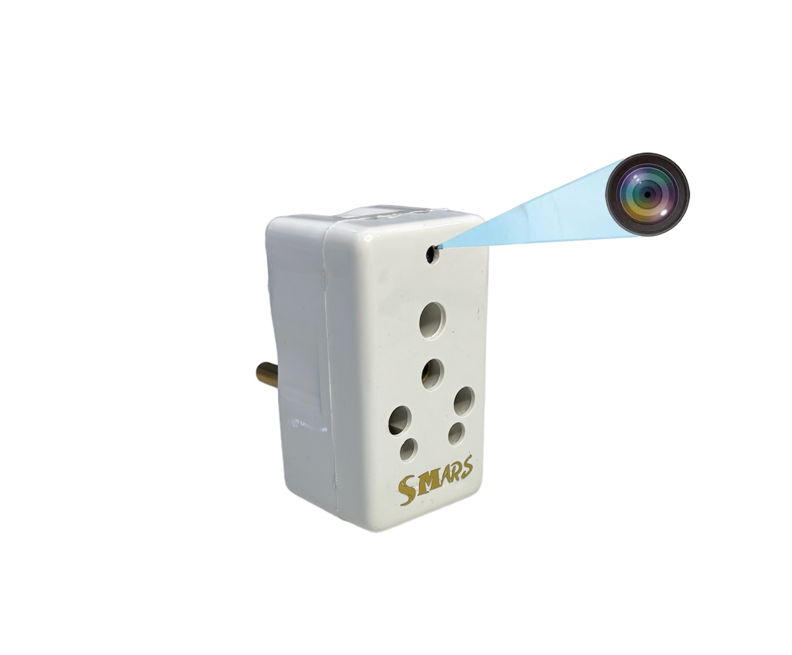 Smars Mini Multi Plug Socket Hidden Camera WiFi Power Socket cam with ...