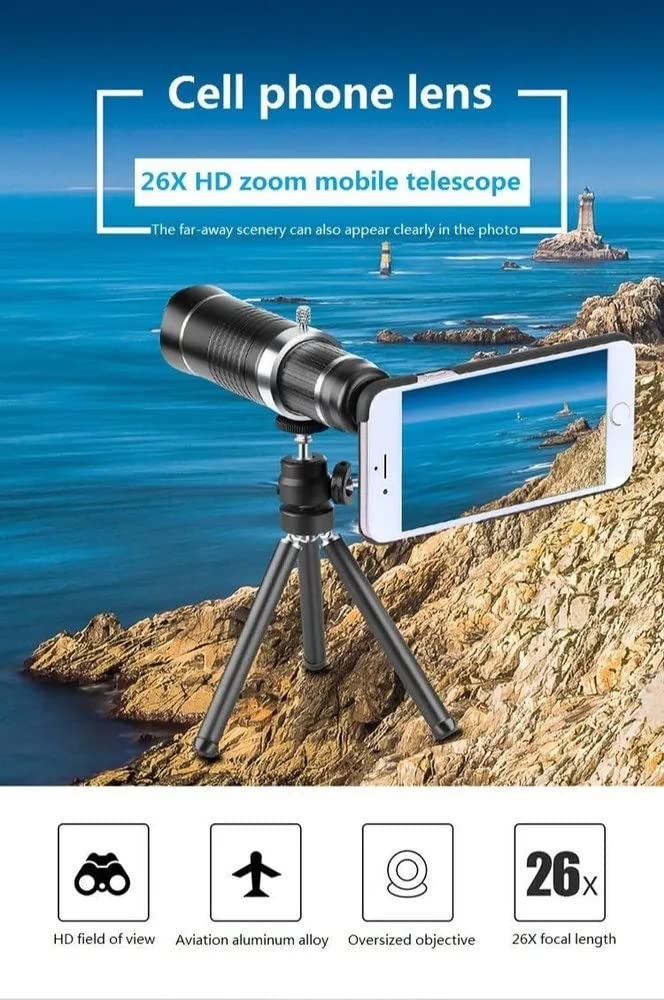 Smars Universal Dual Zoom telephoto Lens 26X 4K HD Universal Zoom ...